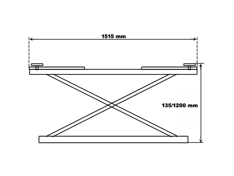 Mobil Service saxlyft - 2800 kg. - Basic line (JA2.8Mini) - Jema ...